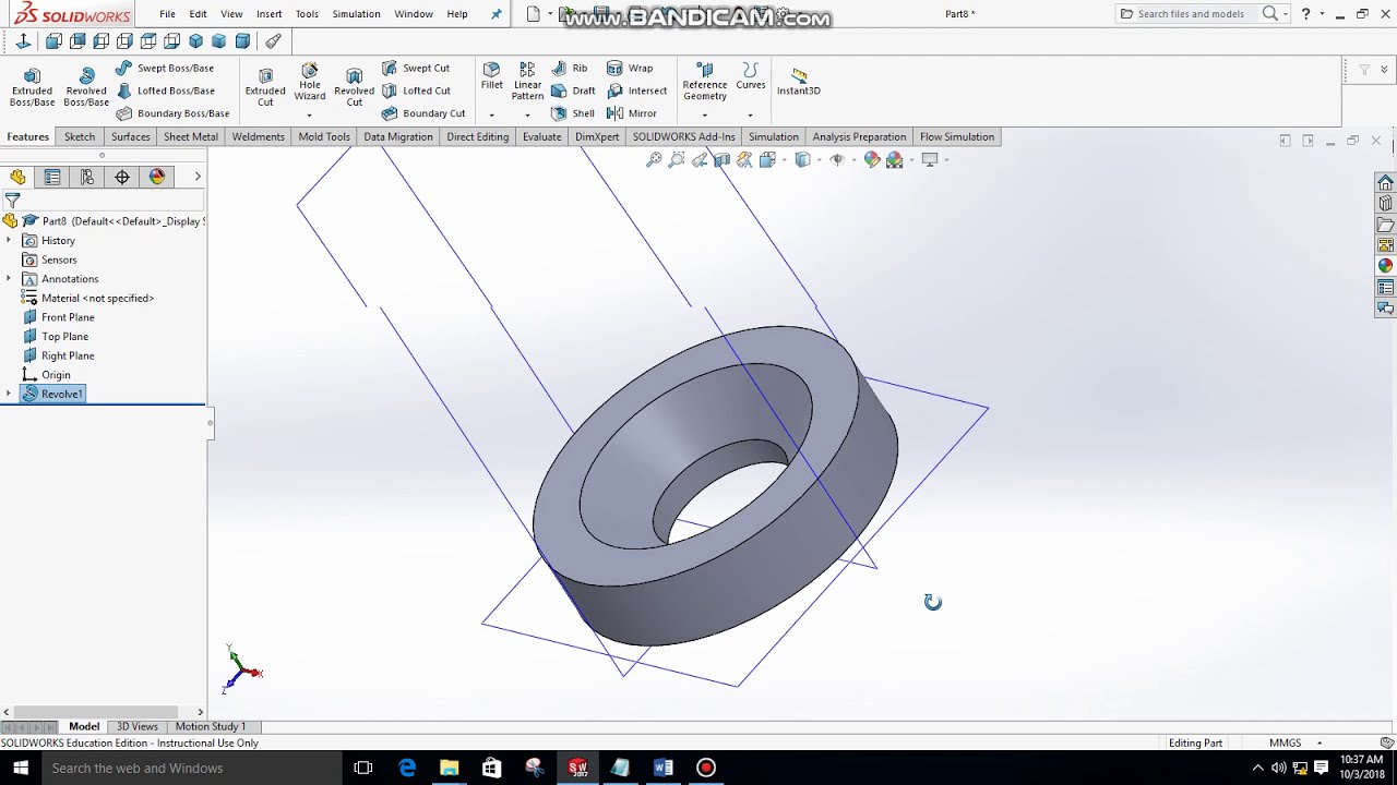 Modeling of Screw Jack - washer - YouTube