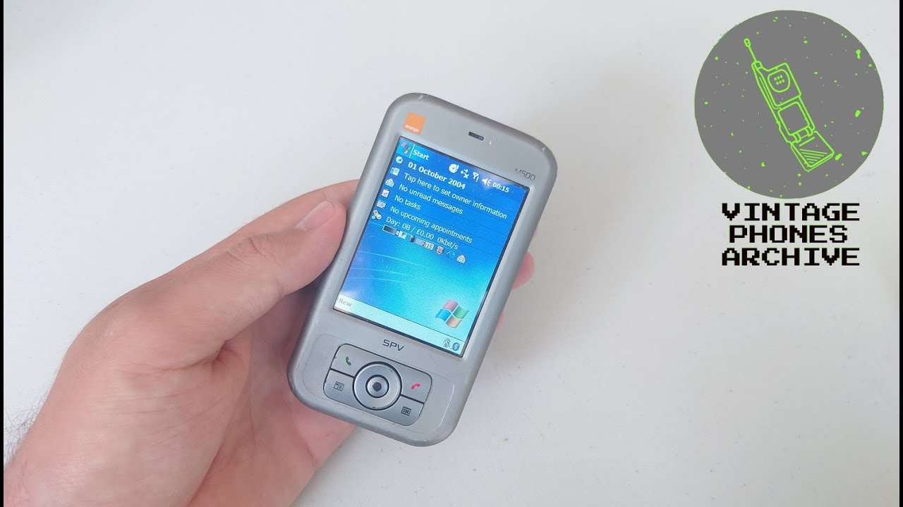 HTC Magician SPV M500 PM10B Windows Mobile phone menu browse, ringtones ...