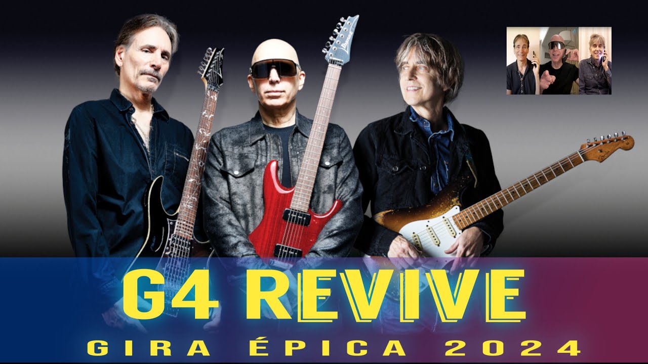 G4 Revive: Tres Grandes Guitarristas Unen Fuerzas en una Gira Épica en ...