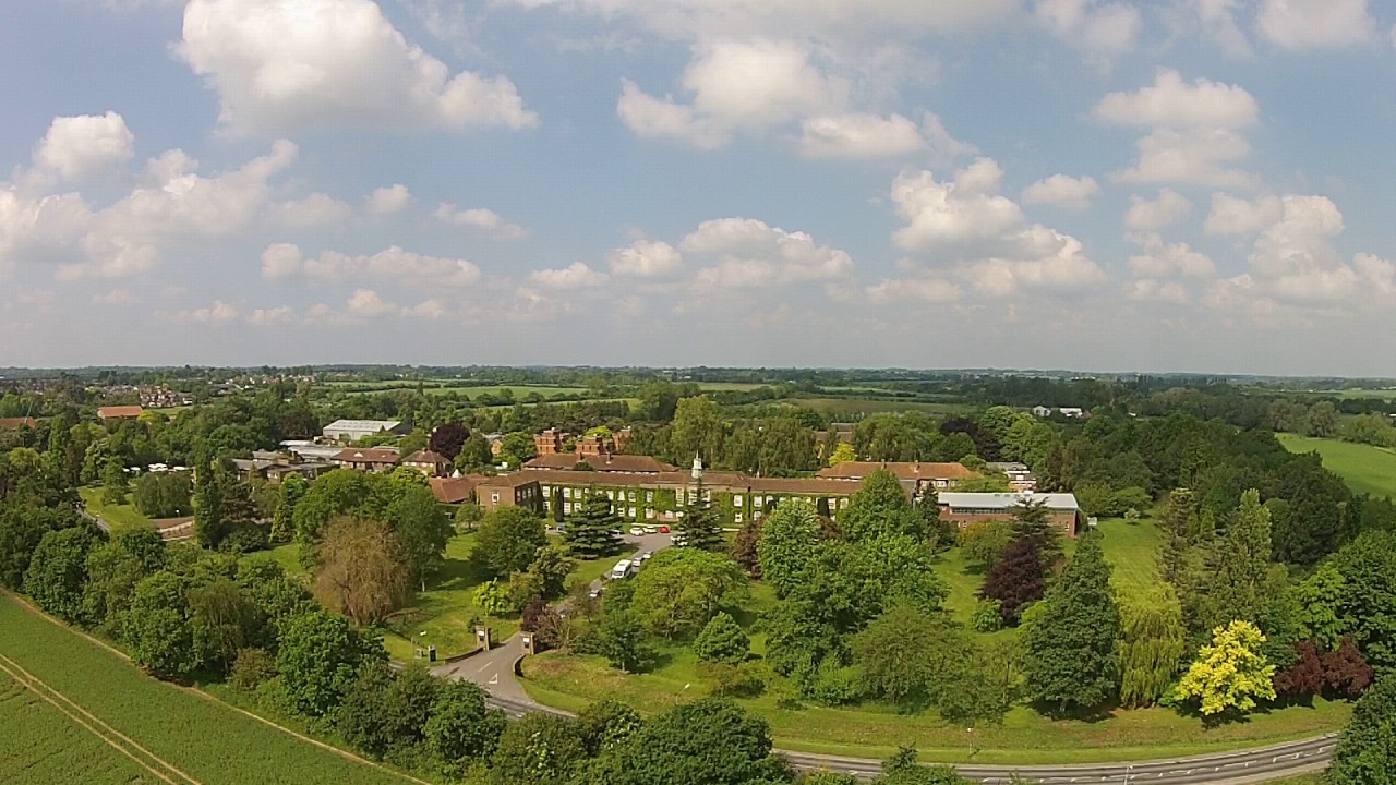 Drone footage of Writtle University College - YouTube