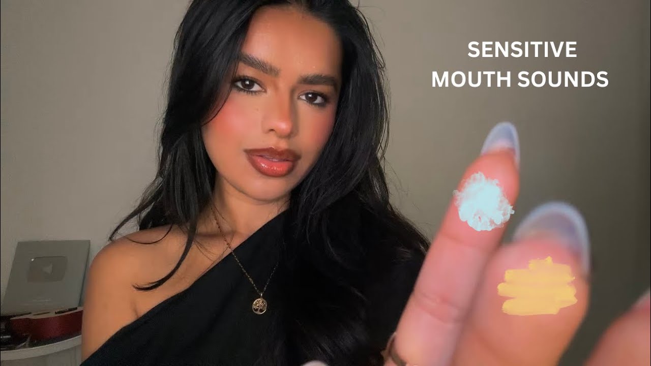ASMR~ Painting Your Face w/ Extreme Mouth Sounds & Hand Movements 🎨 ...