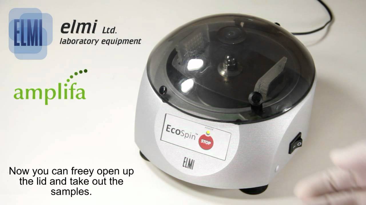 EcoSpin centrifuge - Eco QPCR illumina - YouTube