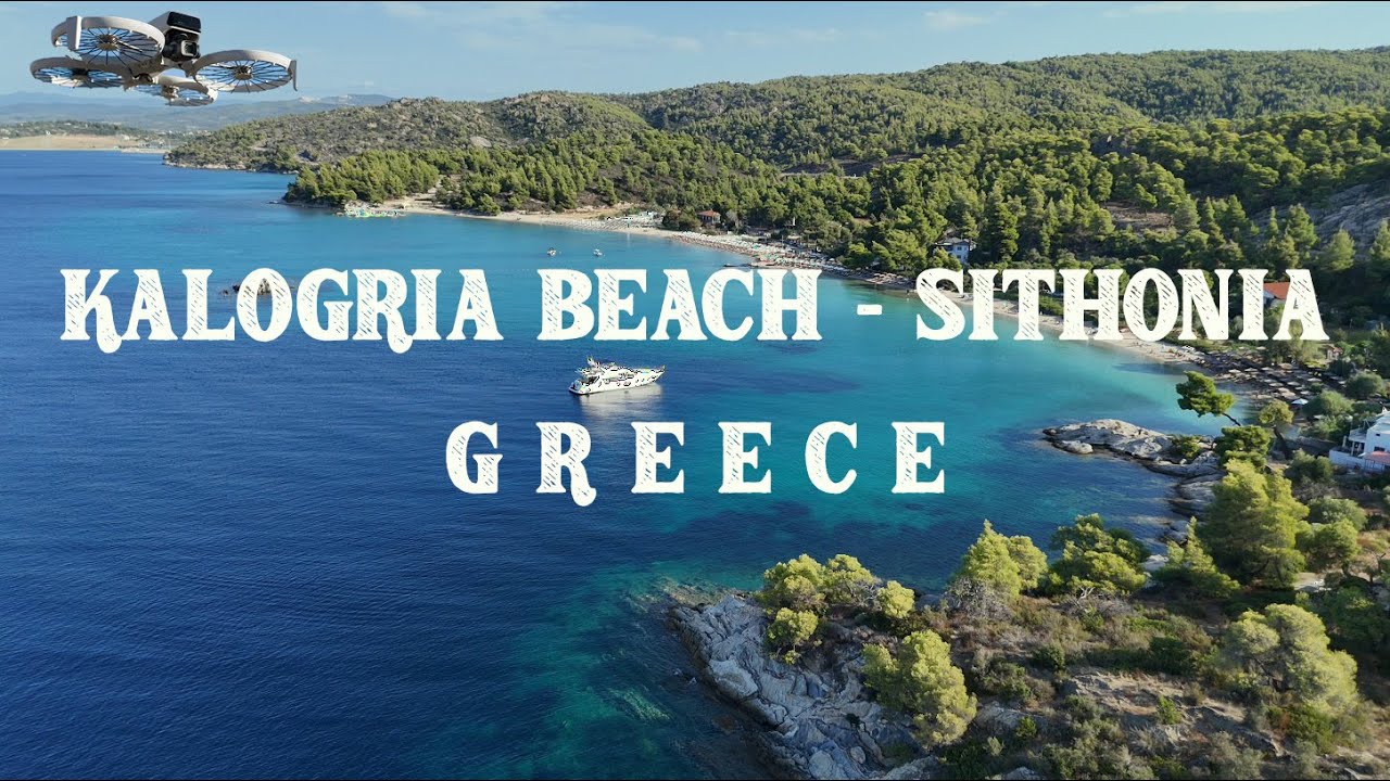 Kalogria Beach in 4K – DJI FLIP Aerial Summer Escape - YouTube