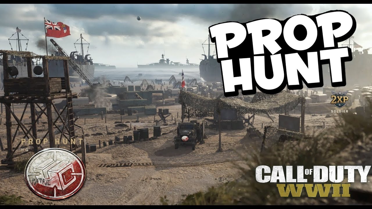 PROP HUNT HQ - BEST HIDING SPOTS | CoD WW2 - YouTube