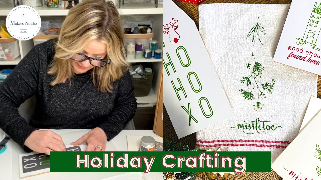 Crafting With My Holiday Maker Box - YouTube