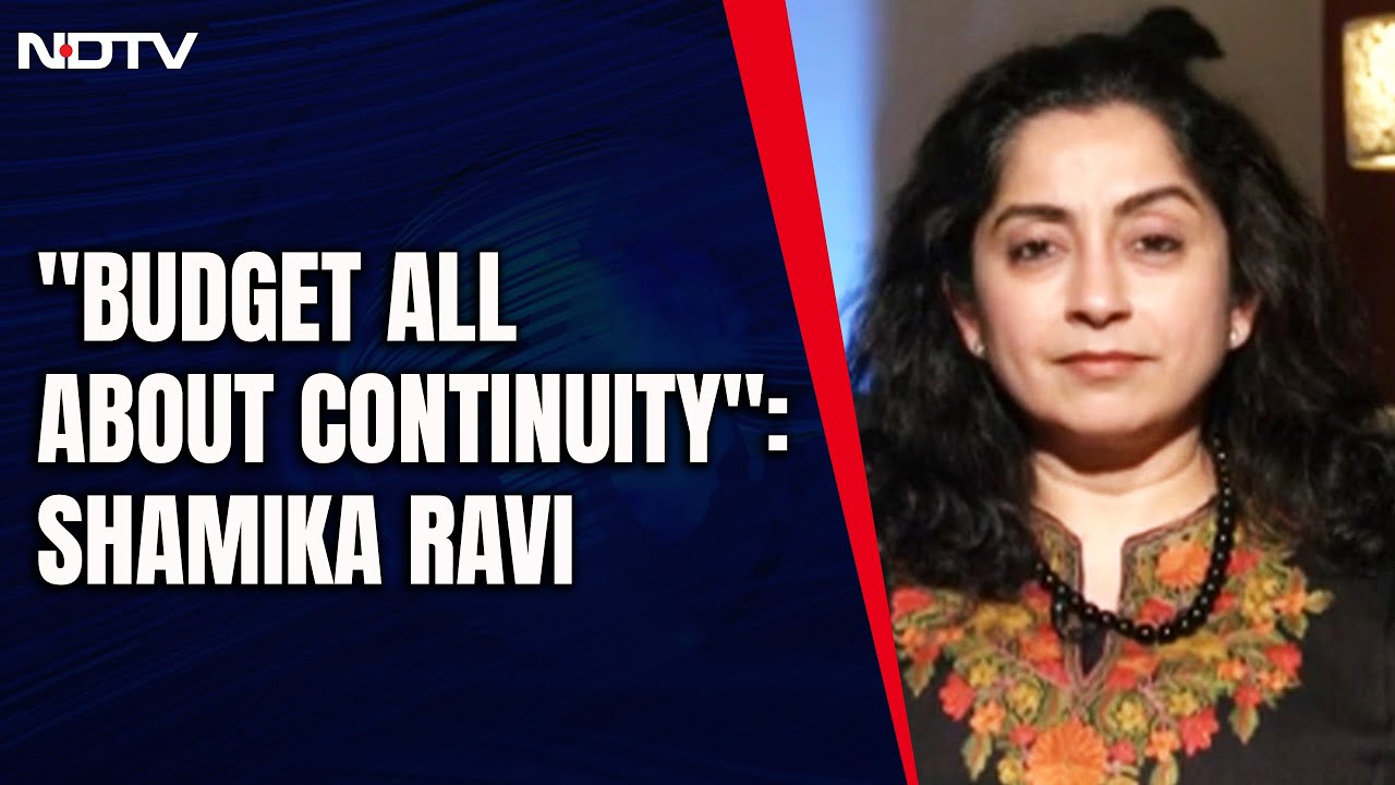 Niti Aayog Member Professor Shamika Ravi: "Budget All About Continuity ...
