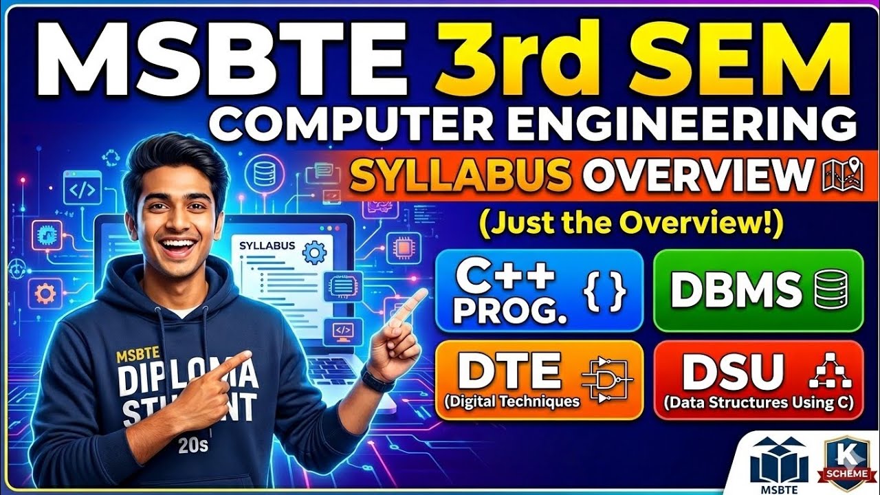 MSBTE 3RD SEMESTER SYLLABUS OVERVIEW - YouTube