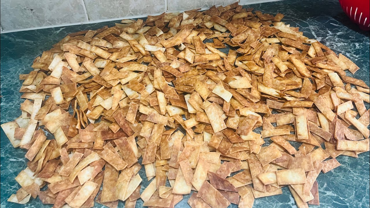 How to Make Instant Papri for Chaat from Tortillas Waqt Na Ho To Papri ...