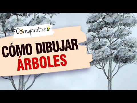 Cómo dibujar  Árboles 👩‍🎨👨‍🎨✏🎨 Paso a Paso