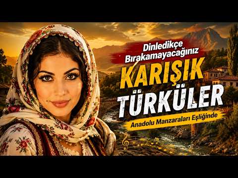 Dinledikçe Bırakamayacağınız Karışık Türküler | Anadolu Manzaraları Eşliğinde