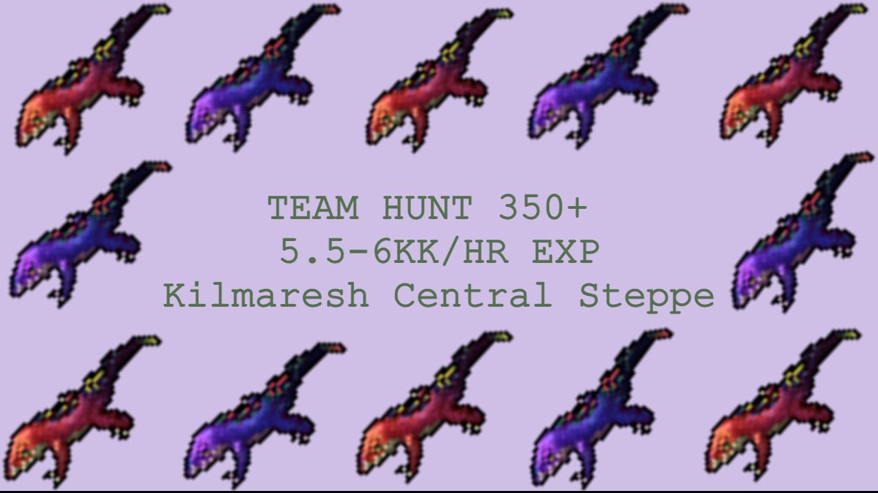 [Tibia] Team hunt 350+ Issavi iguanas - YouTube