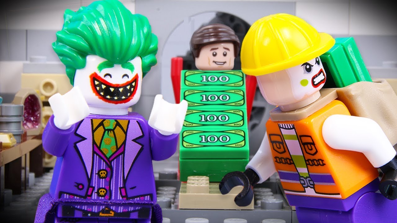 LEGO Joker Bank Robbery Fail STOP MOTION LEGO Batman vs Joker | LEGO ...