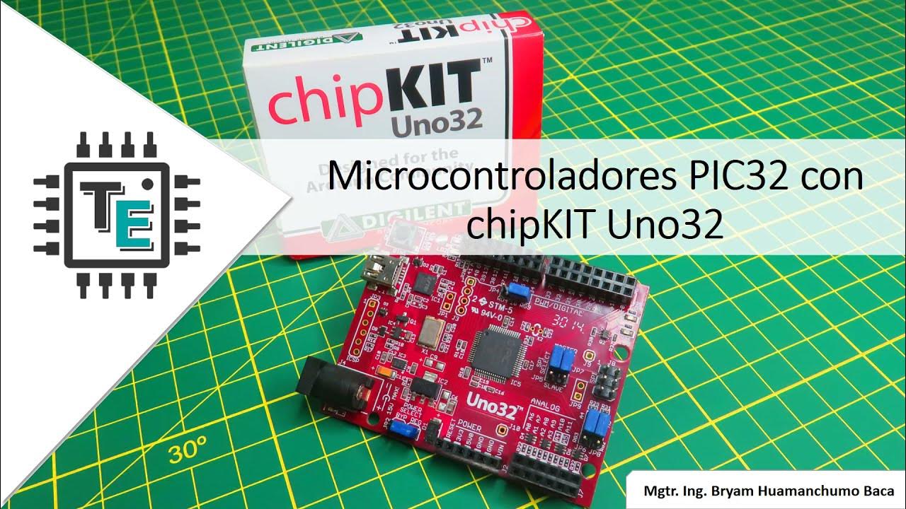 Microcontroladores PIC32 con chipKIT Uno32 - YouTube