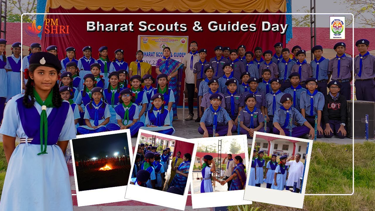 P.M Shri "Jnv Warangal's" Scouts & Guides Day - YouTube