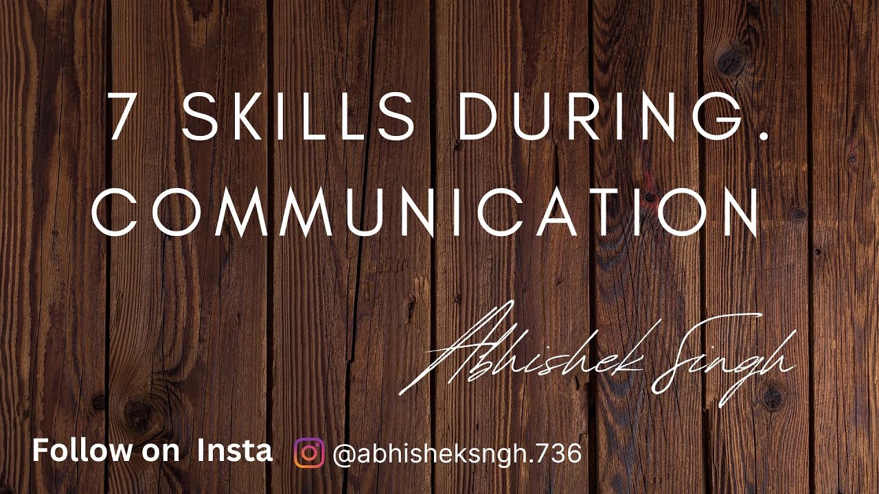 7 - aMAZING cOMMUNICATION 🔊 sKILLS ‼️ COMMUNICATION LIKE A GOD ‼️ - YouTube