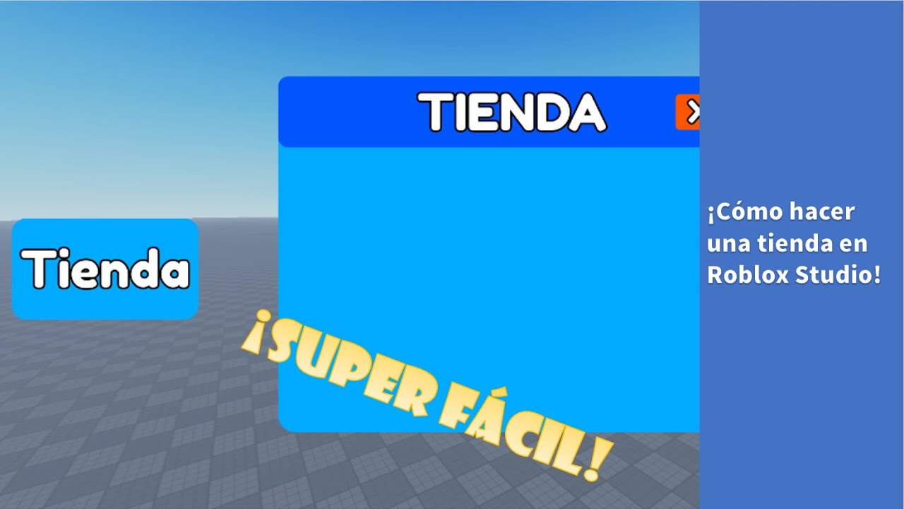 Roblox Studio | ¡Cómo crear una tienda funcional en Roblox Studio! - YouTube