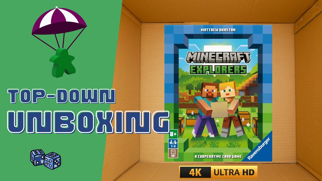 Minecraft Explorers Unboxing (4K) - YouTube