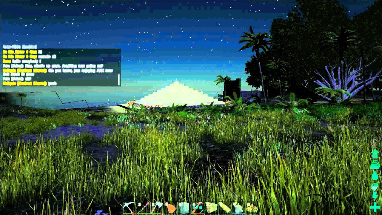 Ark: Survival Evolved Pyramid at night - YouTube