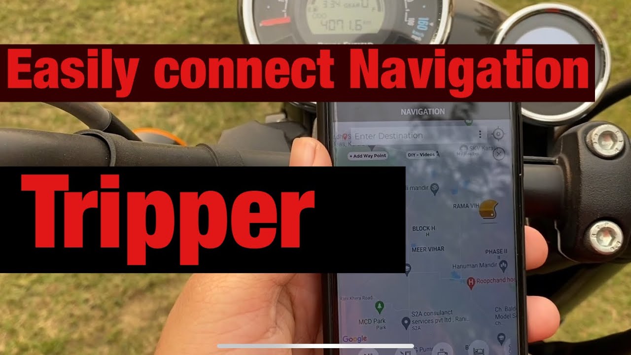 How to connect Tripper Navigation in Royal Enfield bike | Royal Enfield ...