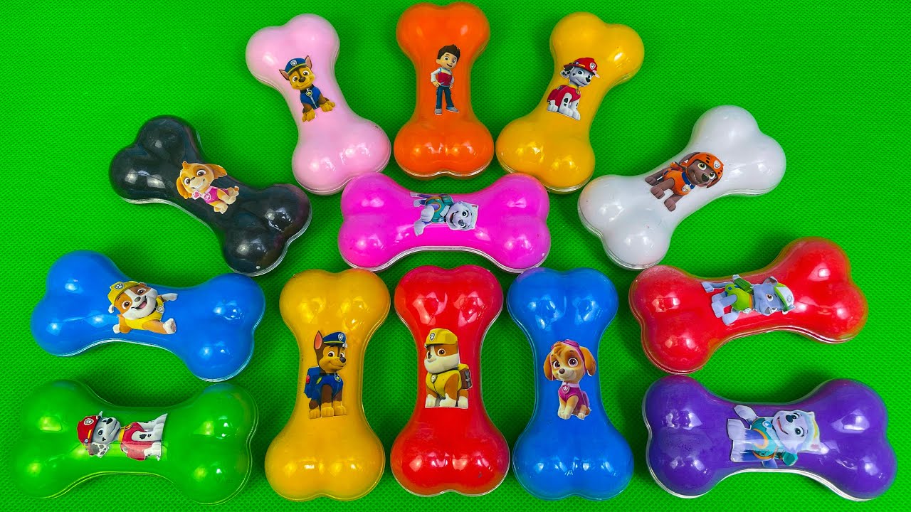 Looking For PAW PATROL Bones Slime In The Park: Ryder, Chase, Marshall ...