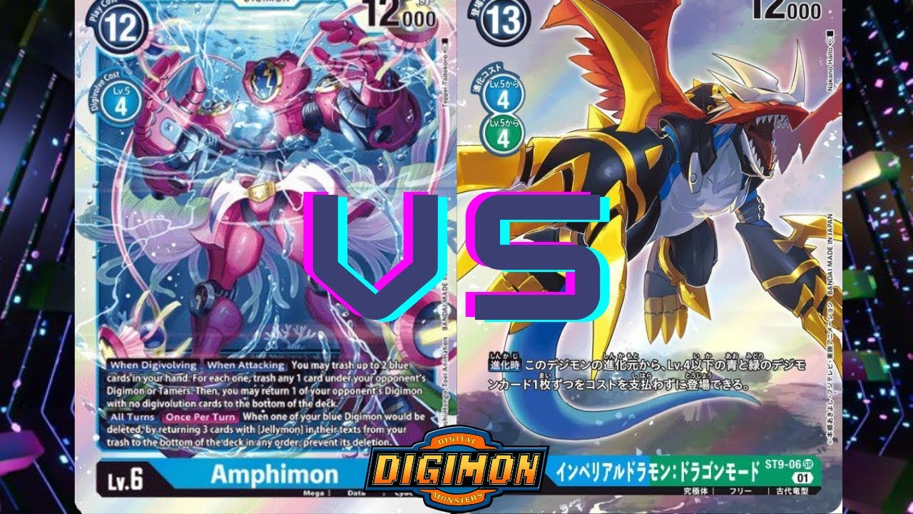 Amphimon Vs Imperialdramon First Round Digimon TCG BT14 [Jan-04-2024 ...