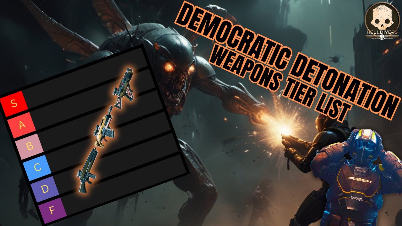 HellDivers 2 - Democratic Detonation Weapons Tier List - YouTube