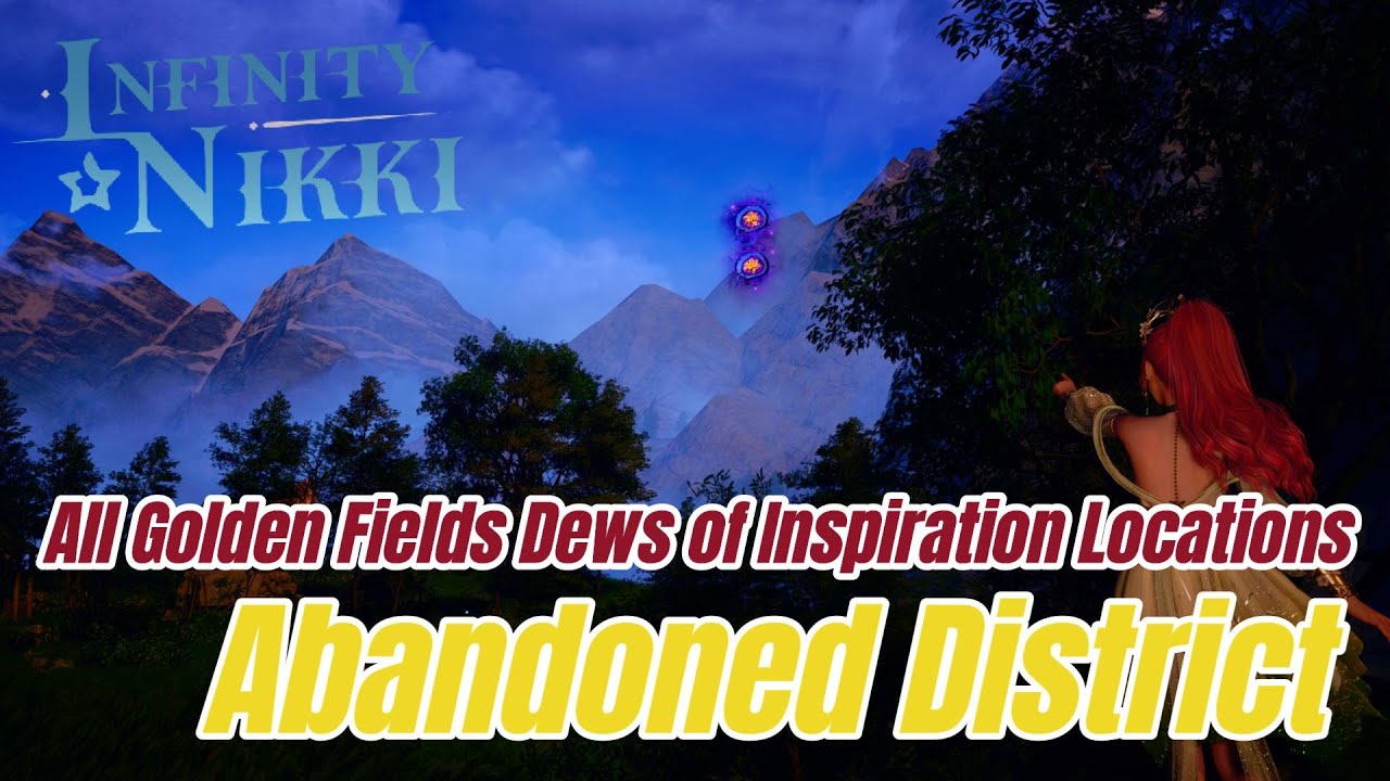 Infinity Nikki All 20 Golden Fields Dews of Inspiration Locations ...