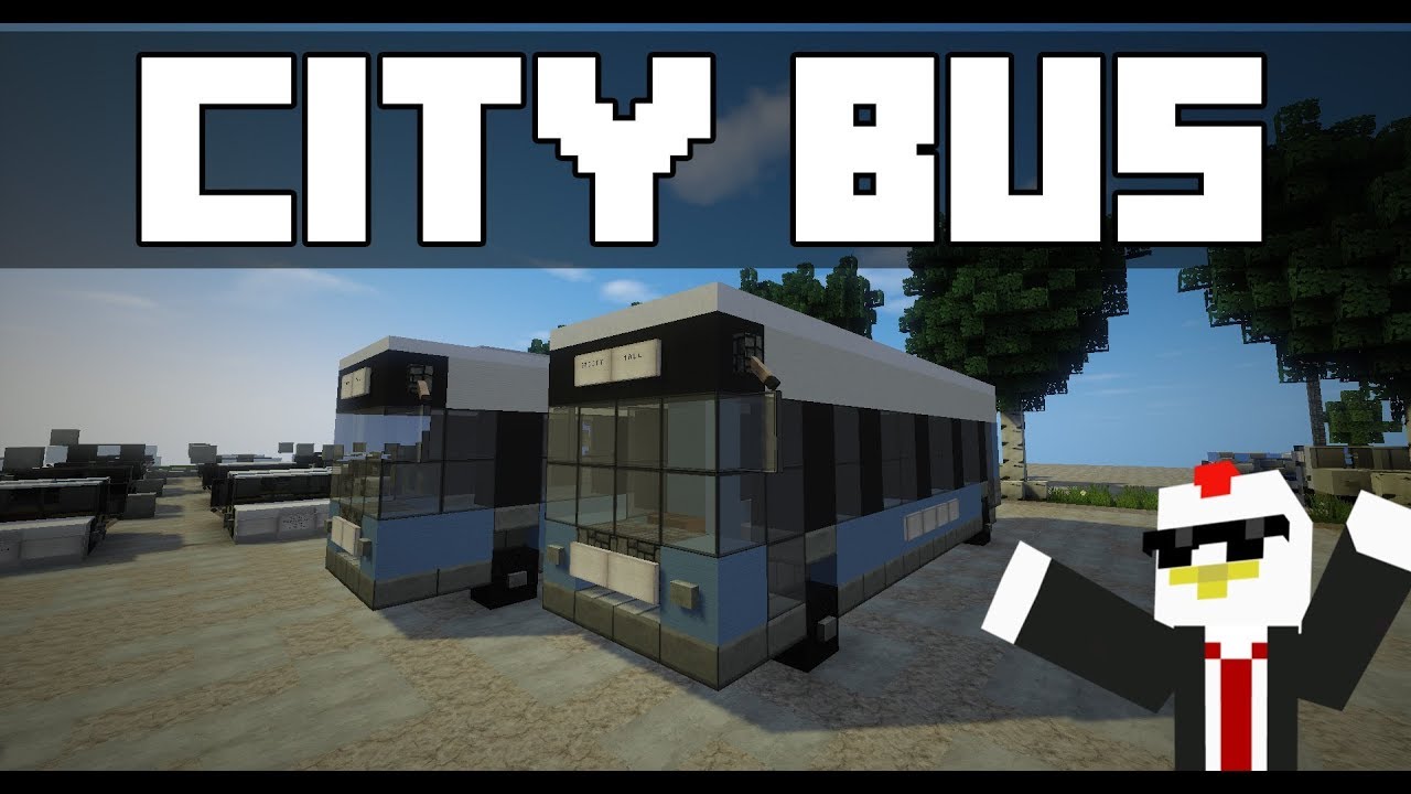 How To Make A Bus In Minecraft - YouTube