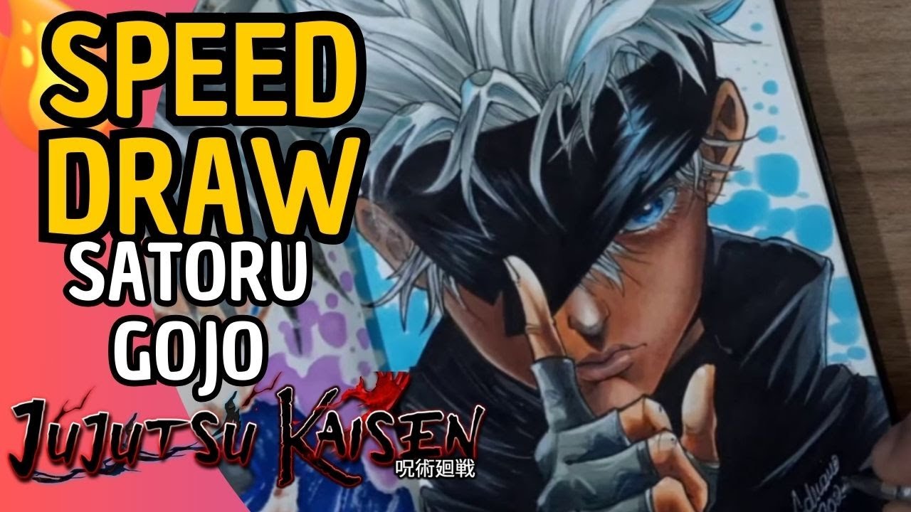 ⚡ Speed Draw: Satoru Gojo de Jujutsu Kaisen ⚡ - YouTube