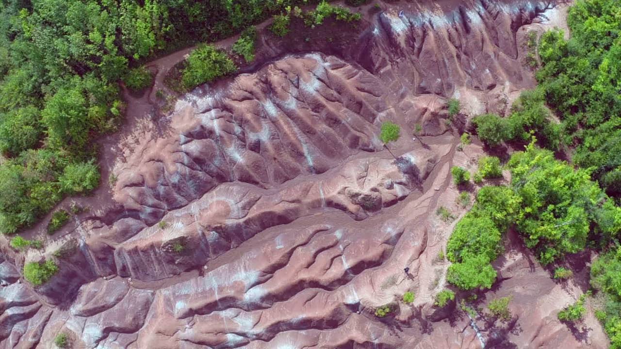 Badlands - Drone Footage - a Caledon Wonder - YouTube