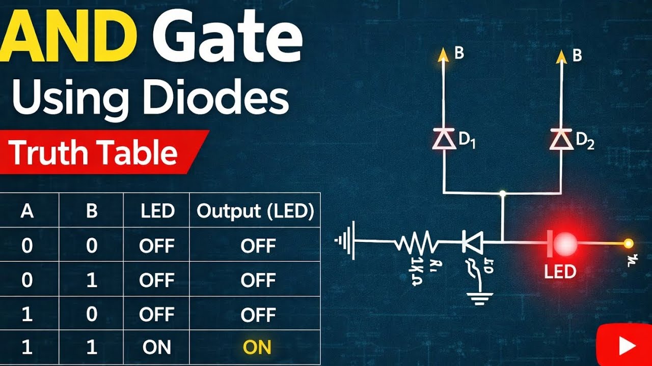 AND Gate Using Diodes - YouTube