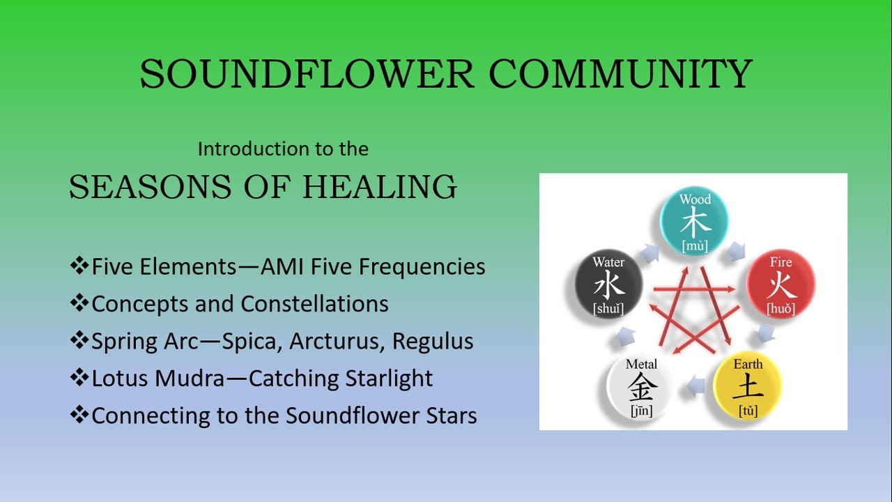 Soundflower Community SEASONS OF HEALING 1 - YouTube