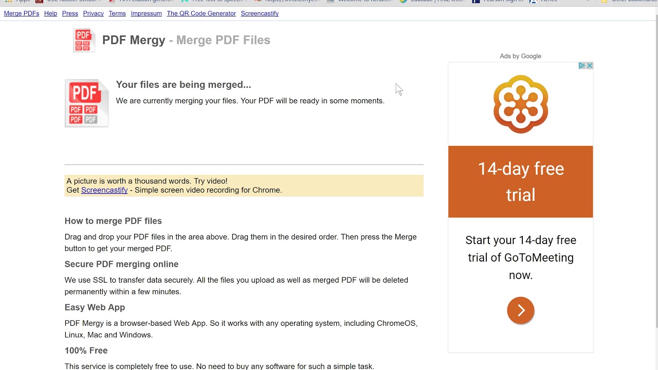 How to use Access and use PDF Mergy - YouTube