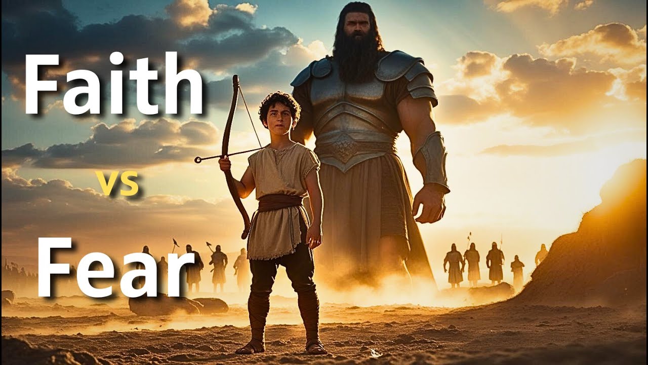 David vs. Goliath | Epic Faith & God’s Power Revealed 🛡️⚔️ #biblequotes ...