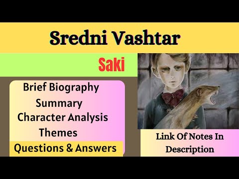 sredni vashtar | sredni vashtar by saki | sredni vashtar llb part 2 | sredni vashtar summary |