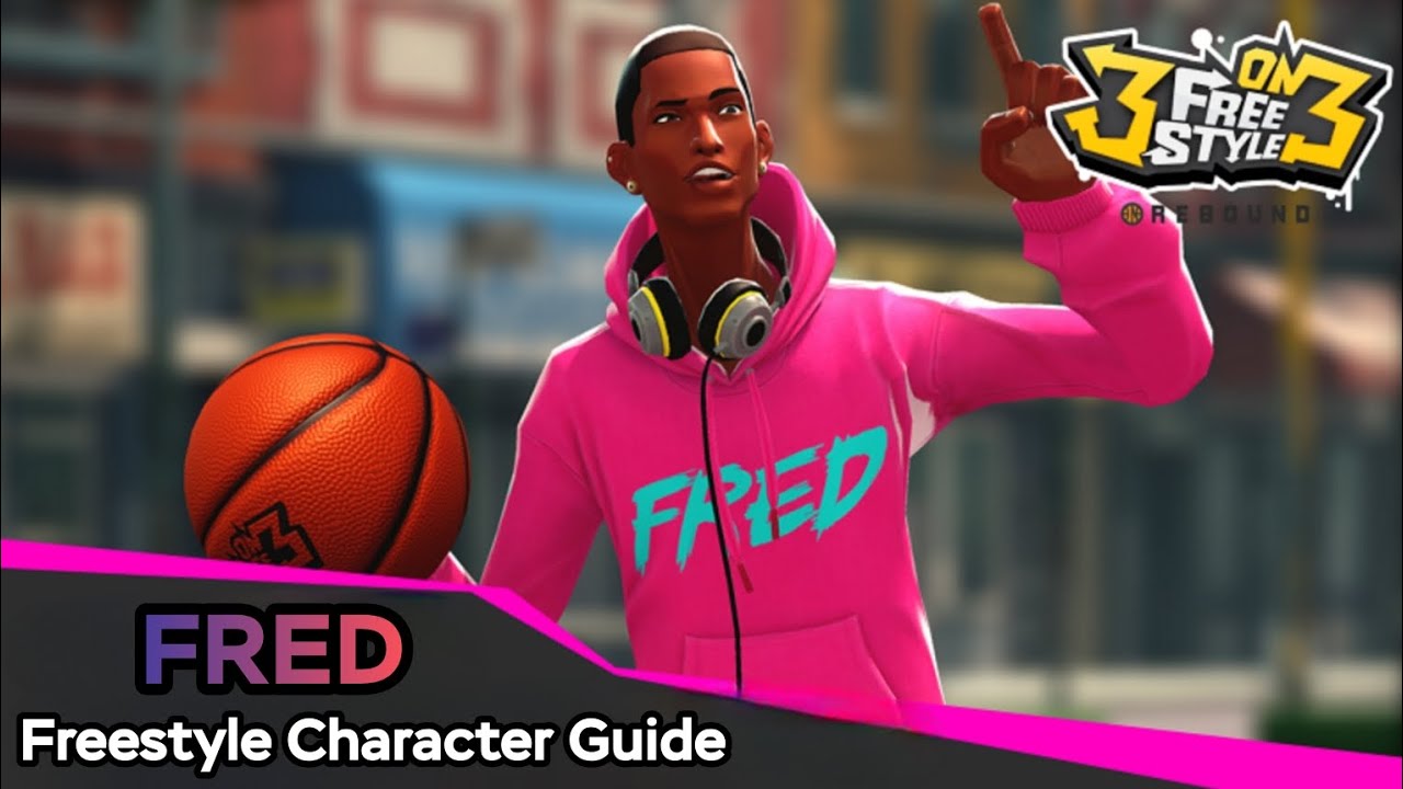 3on3 Freestyle How To Use Fred Character Guide/Character Tutorial - YouTube