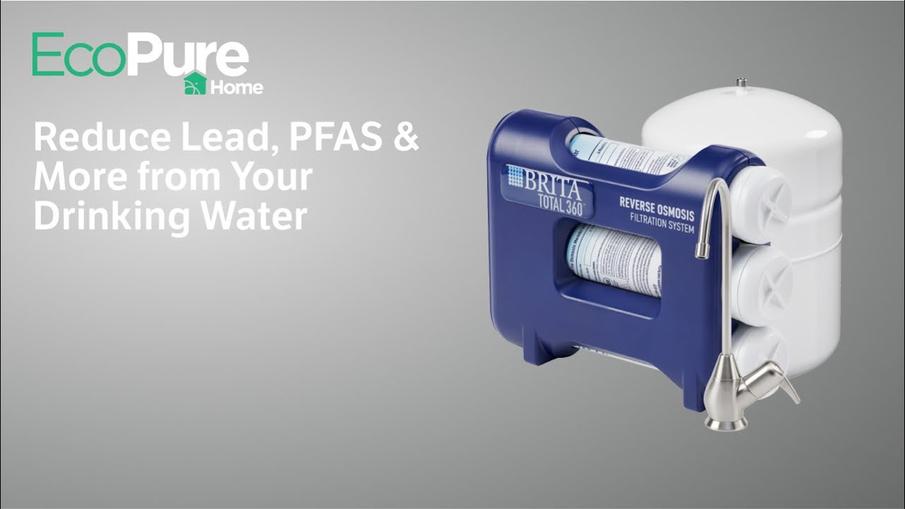 Brita Total 360 BRDROS Reverse Osmosis System from EcoPureHome - YouTube