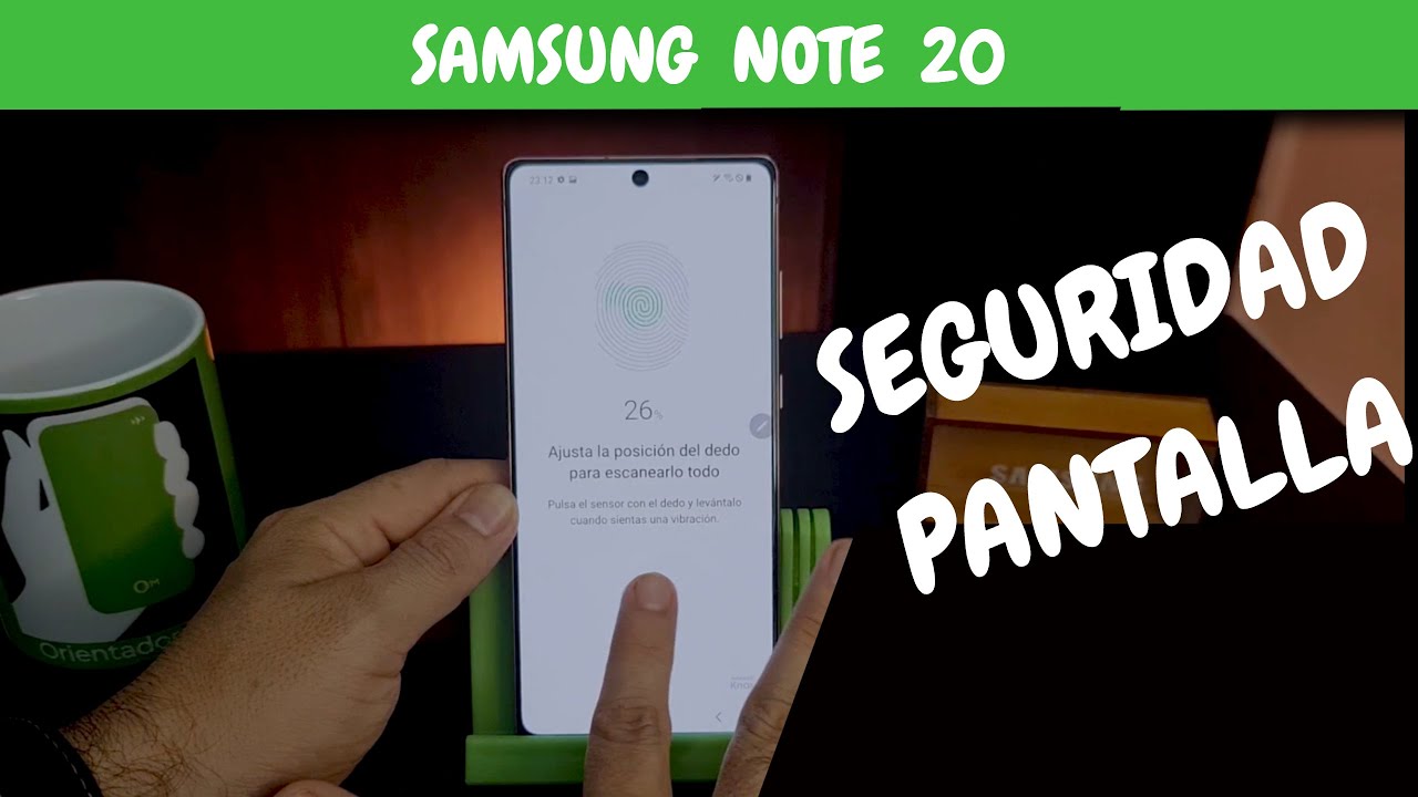 SAMSUNG NOTE 20 ☑️Cómo Activar la Seguridad En Pantalla /Pin ...