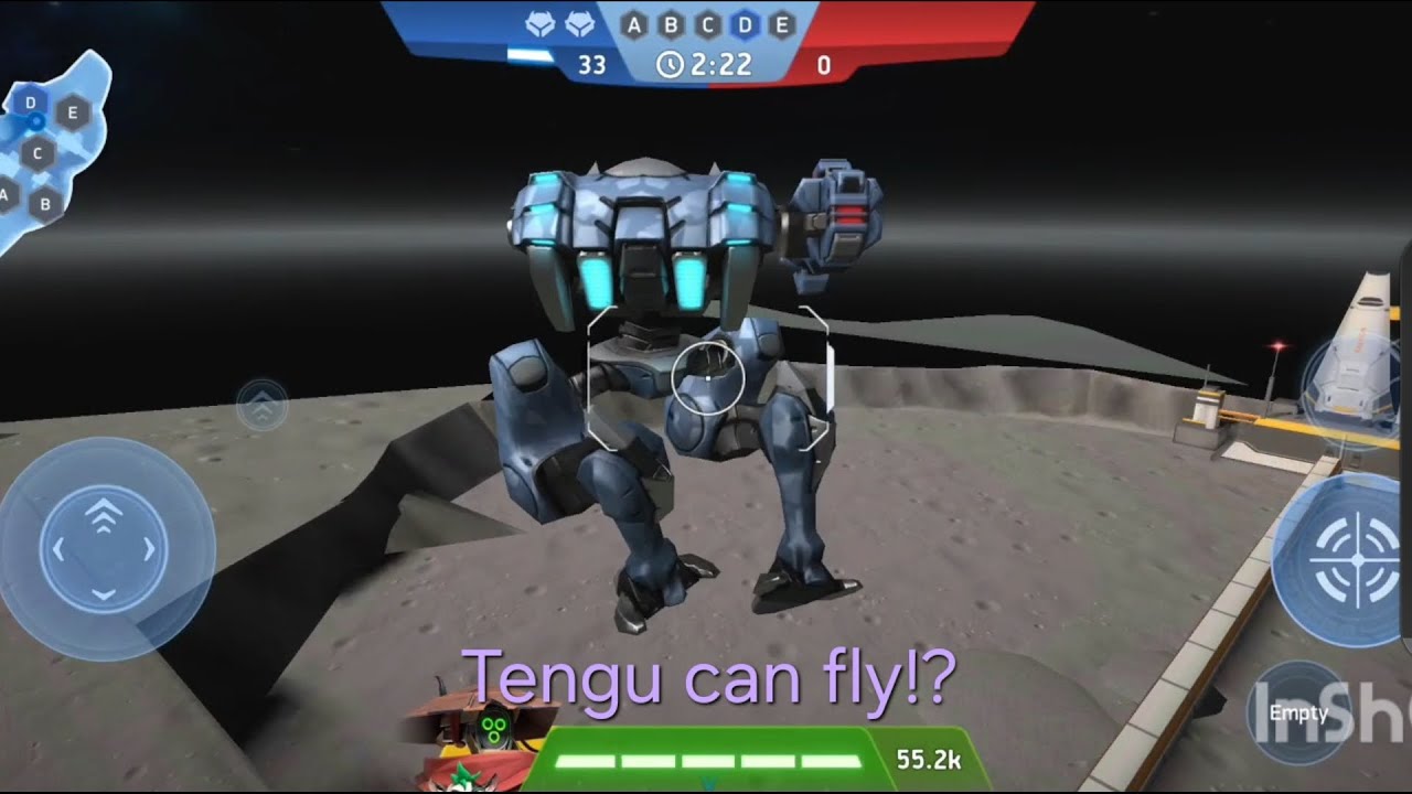 Tengu Flying In Space! ft. @DreamCatchedStudios | Mech Arena - YouTube