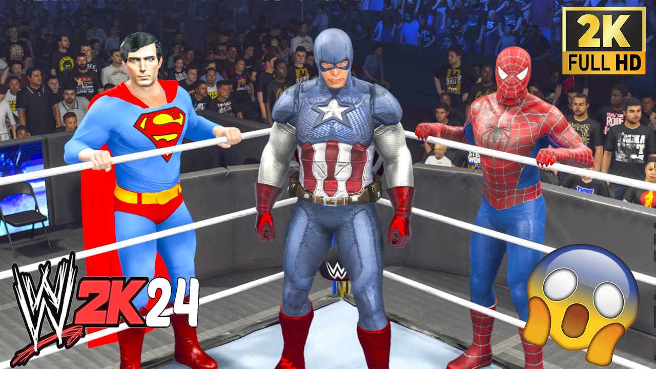 MARVEL Avengers Spider-Man & Captain America & Superman vs. Hulk ...