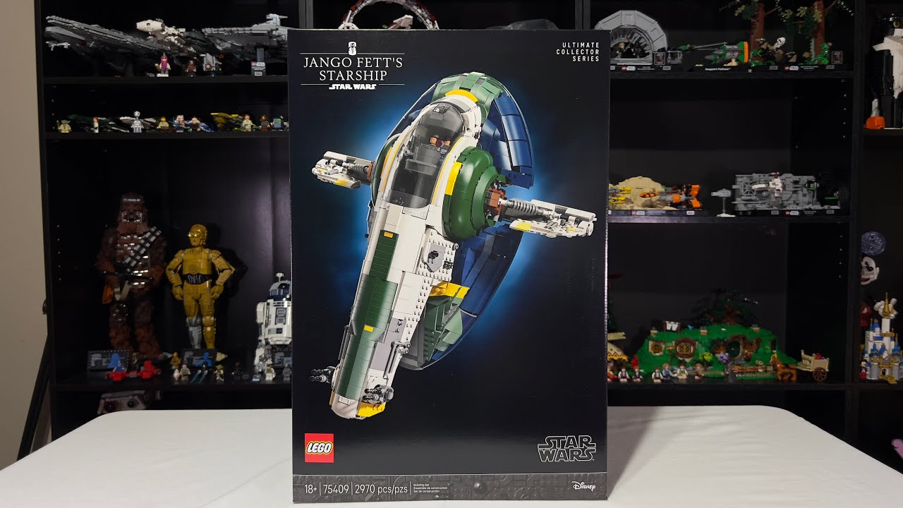 LEGO Star Wars UCS Jango Fett’s Starship #75409 Unsponsored Review ...