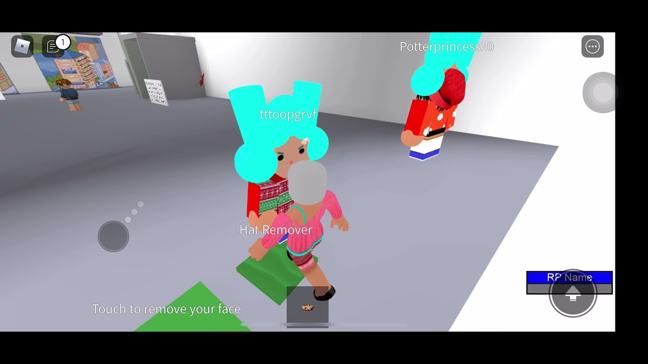 Robolox Fall Block Play With Atrine - YouTube