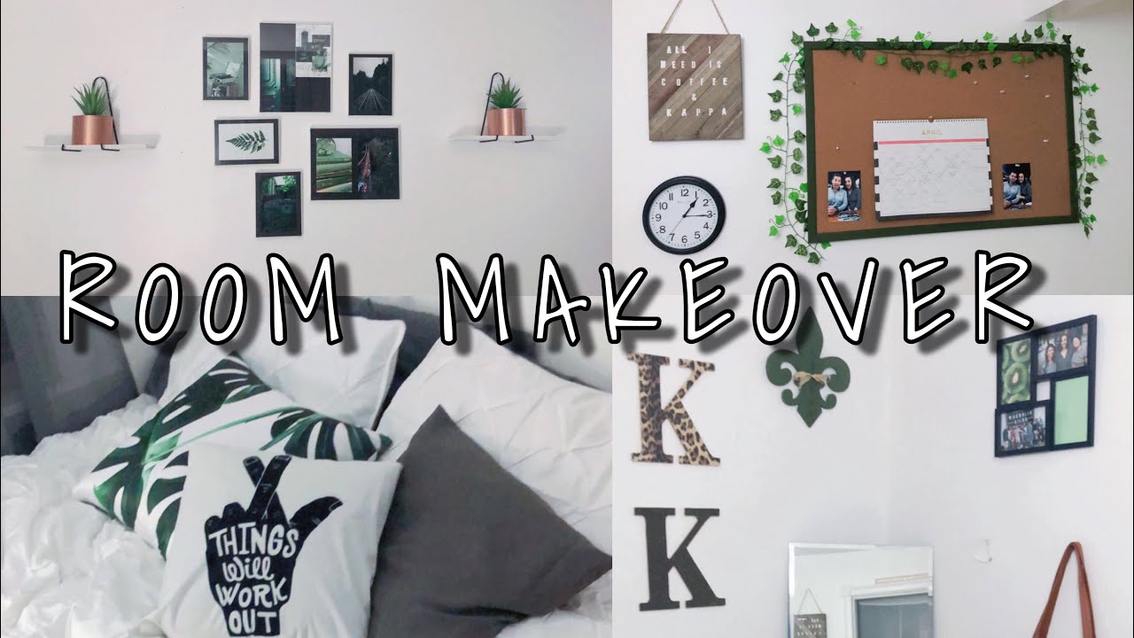 DIY ROOM TRANSFORMATION ON A BUDGET | new bedding + wall decor - YouTube