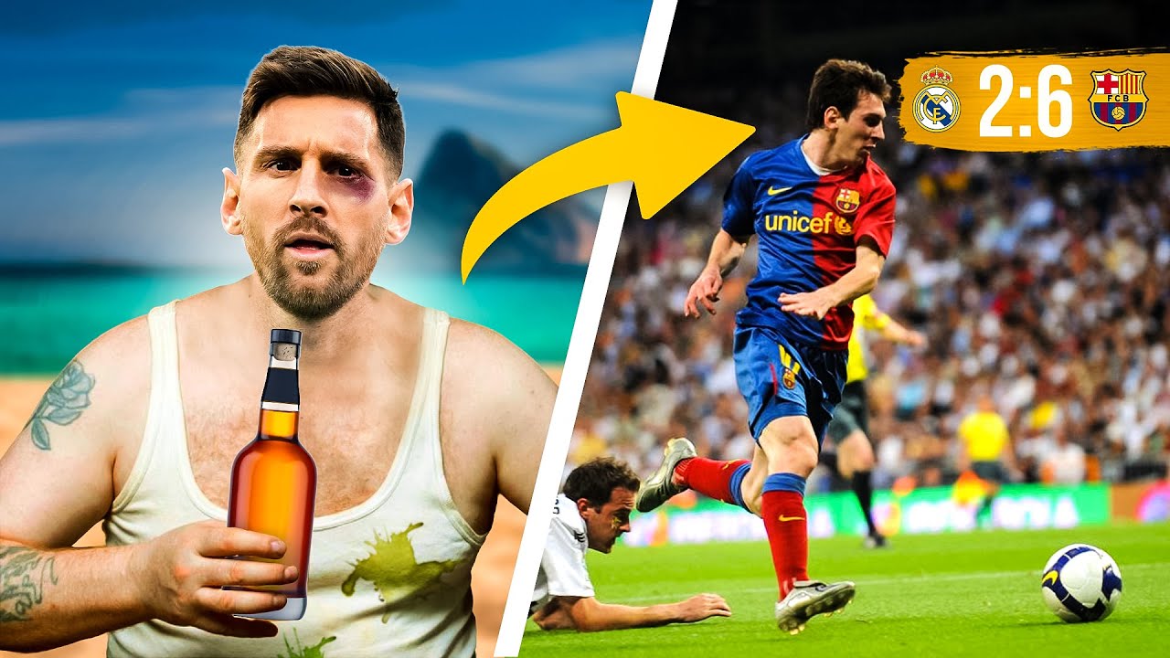 The Day When DRUNK LIONEL MESSI HUMILIATED Real Madrid Just For Fun - YouTube