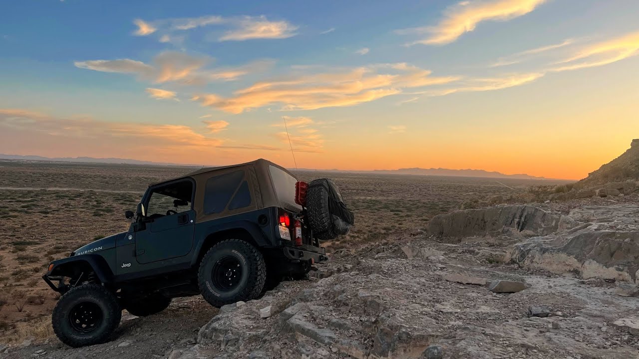 Jeep TJ Rubicon on the rocks - YouTube