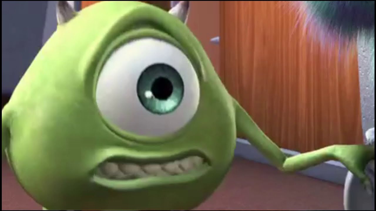 Mike Wazowski once again screams in pain - YouTube