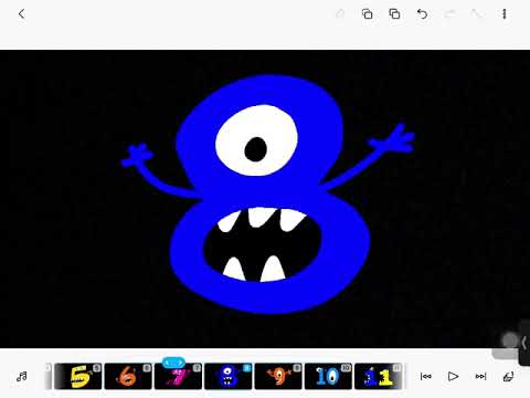Number Creatures #20 (Horror Countdown) - YouTube