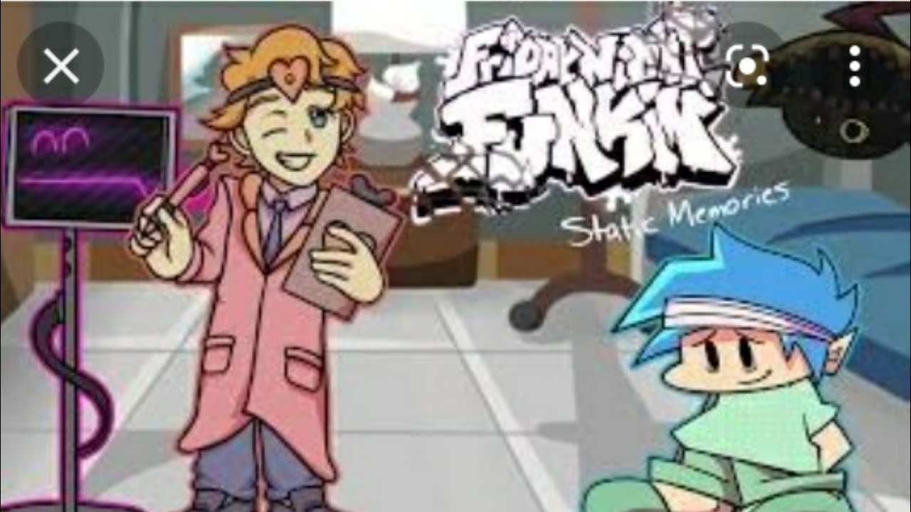 jogando o mod do bf no hospital fnf vs static memories - YouTube