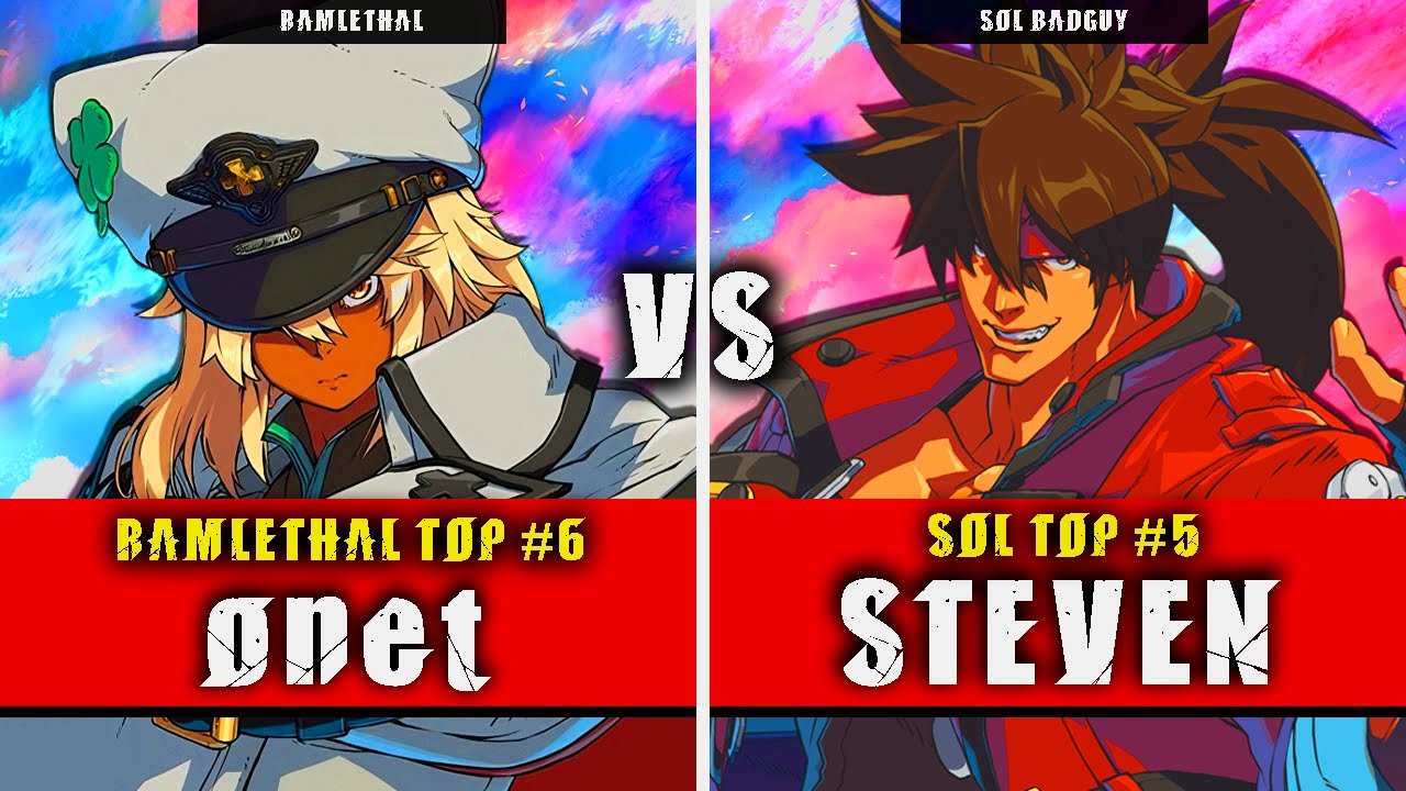 GGST | onet (Ramlethal) VS STEVEN (Sol Badguy) | Guilty Gear Strive High level gameplay - YouTube