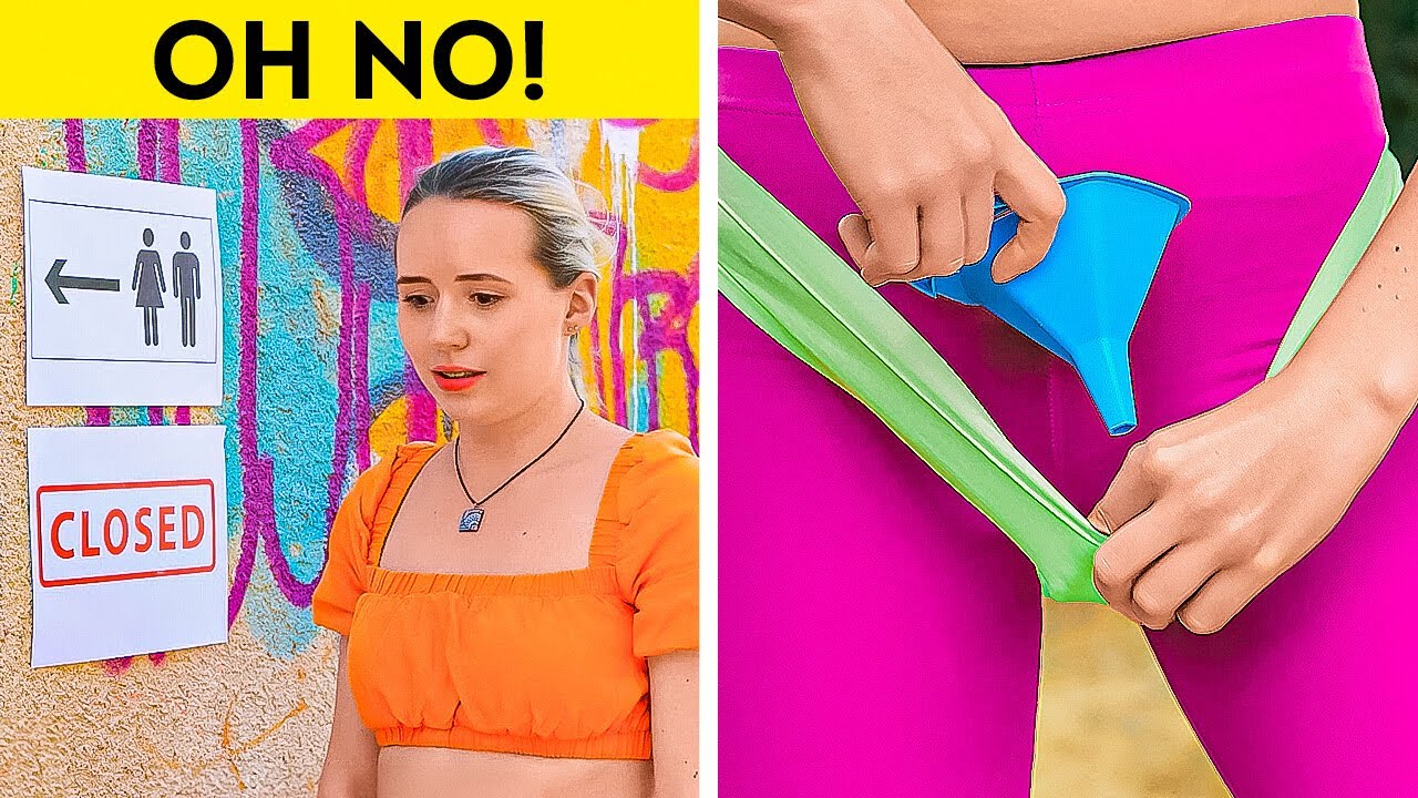 Valuable Restroom Hacks to Avoid Awkward Situations - YouTube